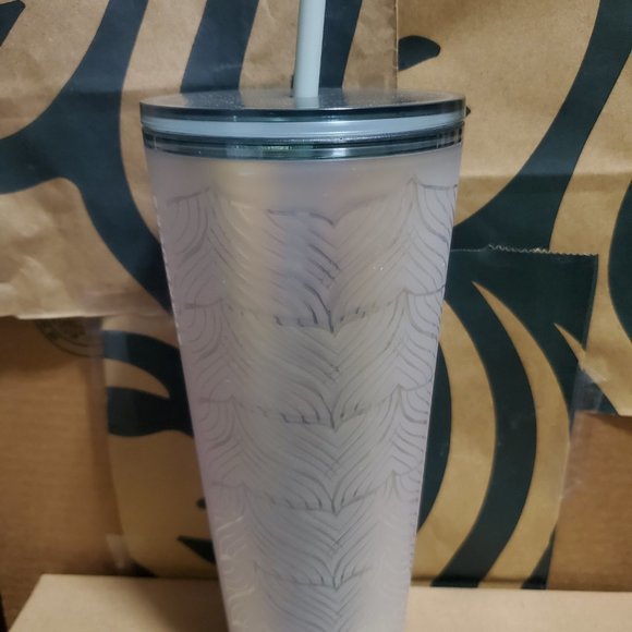 Starbucks | Other | Starbucks 5th Anniversary Frosted Sirens Tail Cup ...